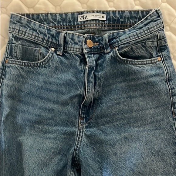 Zara | Jeans | Zara Wide Leg Medium Wash Jeans | Poshmark